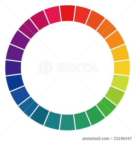 24 color wheel - Stock Illustration [72296347] - PIXTA
