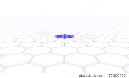 CG Hexagon background material of multiple... - Stock Illustration ...