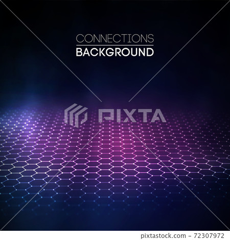 Network connection concept black background... - Stock Illustration ...