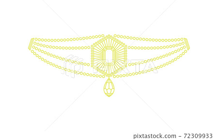 Tiara line art illustration_29 - Stock Illustration [72309933] - PIXTA