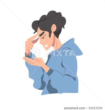 Regretful Woman Sorry, Apologizing and... - Stock Illustration ...