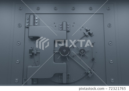 Large metal round cash vault door - Stock Illustration [72321765] - PIXTA