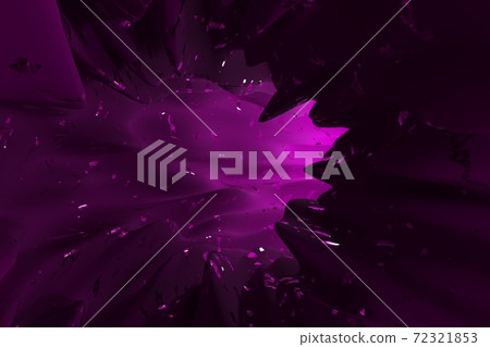 Abstract big pink cave with sparkles. Light... - Stock Illustration ...