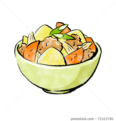 Handwritten rough sketch_nikujaga - Stock Illustration [72323790] - PIXTA