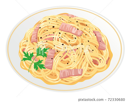 Carbonara - Stock Illustration [72330680] - PIXTA