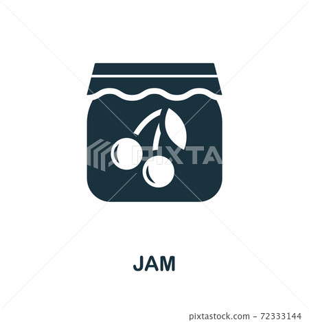 Jam vector icon symbol. Creative sign from jam... - Stock Illustration ...