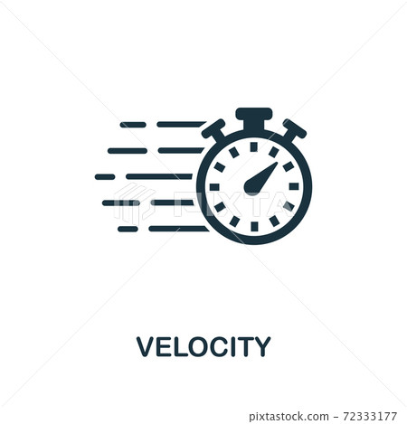 Velocity vector icon symbol. Creative sign from... - Stock Illustration ...