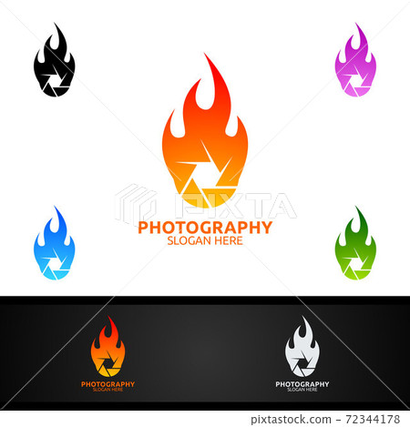 Fire Camera Photography Logo - Stock Illustration [72344178] - PIXTA