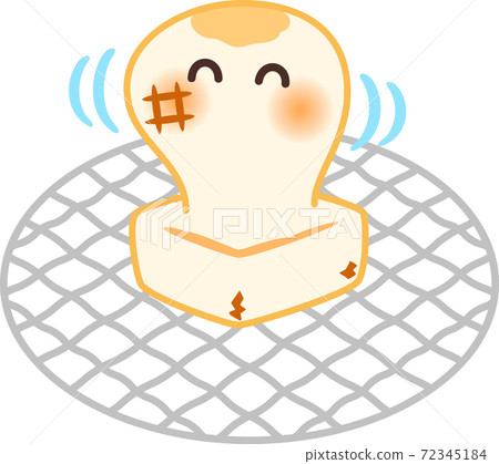 Inflated rice cake character - Stock Illustration [72345184] - PIXTA