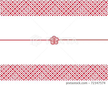 Japanese modern and fashionable Noshi Mizuhiki... - Stock Illustration ...