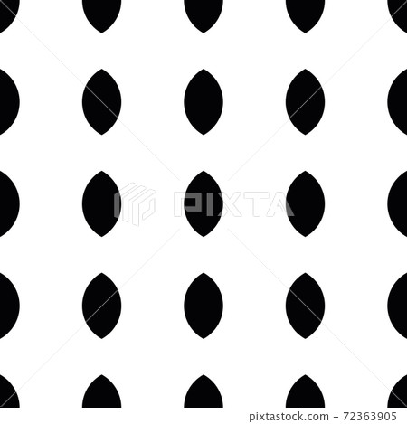 Abstract seamless pattern ol lentil shapes - Stock Illustration ...