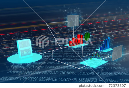 Sales analysis image background material - Stock Illustration [72372807 ...