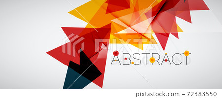 Geometric abstract background. Color triangle... - Stock Illustration ...
