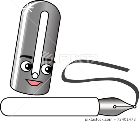 pen, pens, cap - Stock Illustration [72401478] - PIXTA