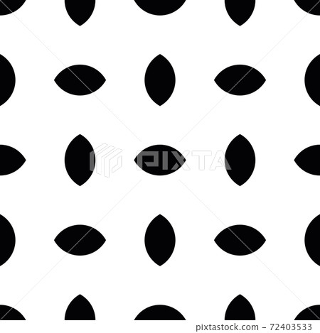 Abstract seamless pattern ol lentil shapes - Stock Illustration ...