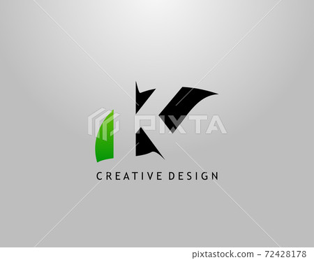 K Letter Logo. Modern Abstract of Hidden K With... - Stock Illustration ...