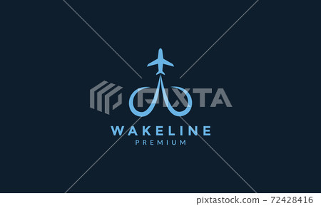 airplane start fly modern unique logo icon... - Stock Illustration ...