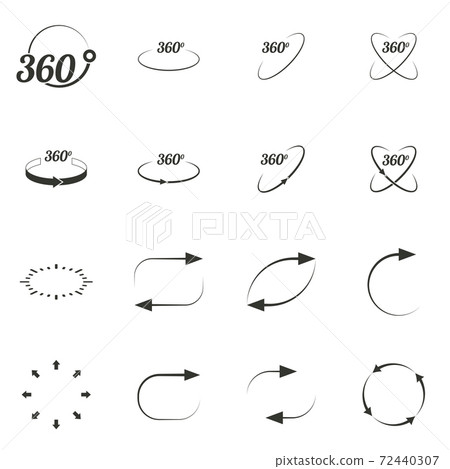 Vector illustration on the theme angle 360... - Stock Illustration ...