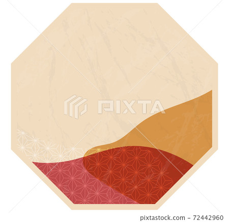 Japanese style vector polygon retro vintage... - Stock Illustration ...