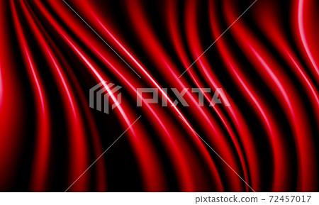 Realistic red fabric silk satin wave luxury... - Stock Illustration ...