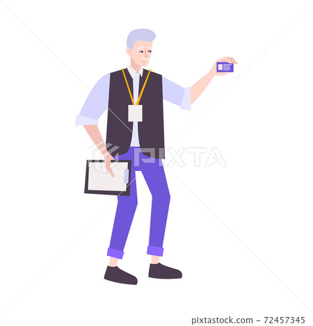 Driving School Instructor Illustration - Stock Illustration [72457345 ...