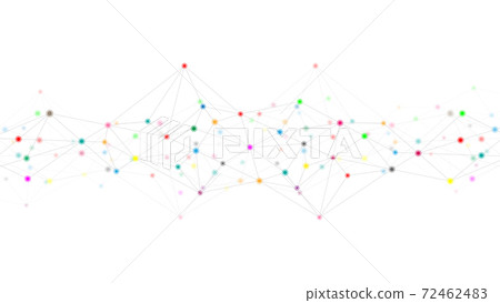 Abstract plexus background with connecting dots... - Stock Illustration [72462483] - PIXTA