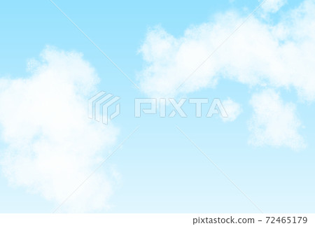 Illustration of a clear blue sky - Stock Illustration [72465179] - PIXTA