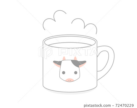Milk 9 milk hot milk - Stock Illustration [72470229] - PIXTA