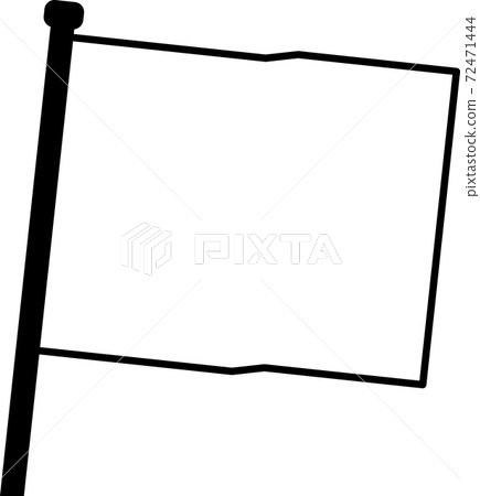 Simple flag - Stock Illustration [72471444] - PIXTA