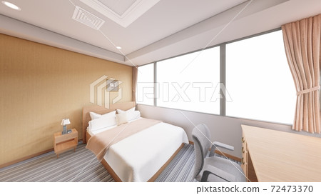 Hotel Single Room Interior Perth 65 - Stock Illustration [72473370] - PIXTA
