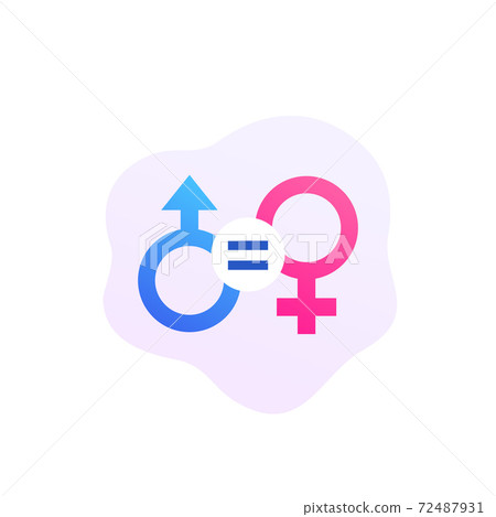 gender equality, equal rights icon-插圖素材 [72487931] - PIXTA圖庫