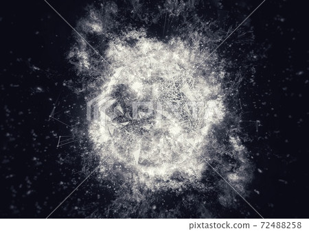 Abstract smoke sphere - Stock Illustration [72488258] - PIXTA