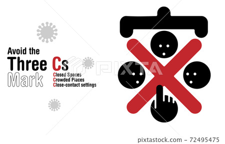 Avoid the Three Cs! Mark - Stock Illustration [72495475] - PIXTA