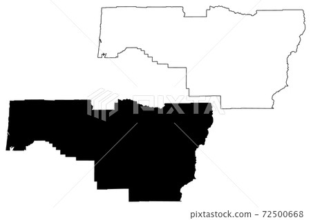 Lane County, Oregon State (U.S. county, United... - Stock Illustration ...