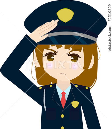 Illustration of the upper body of a cute girl... - Stock Illustration ...