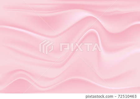 pink cloth wave. crumpled fabric background - Stock Illustration ...