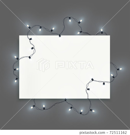 Retro oster template with decorative shiny led... - Stock Illustration ...