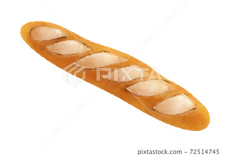 Bread bucket French bread 01 - Stock Illustration [72514745] - PIXTA