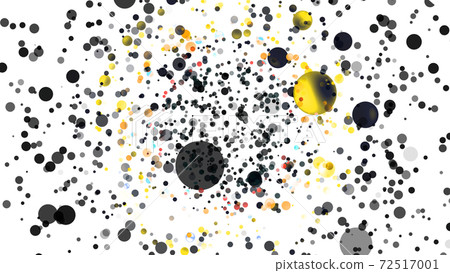 CG party sphere Alpha channel that spreads in a... - Stock Illustration ...