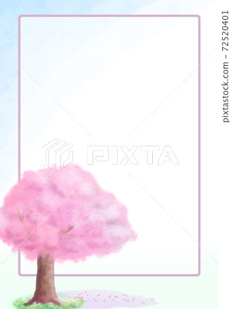 Frame material [For cherry trees and verticals] - Stock Illustration ...