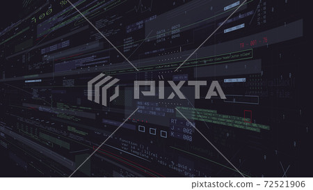 Digital binary programming code, coding...-插圖素材 [72521906] - PIXTA圖庫