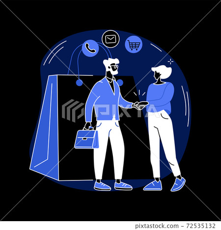 Sales representative abstract concept vector... - Stock Illustration ...