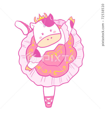Cow is ballet - Stock Illustration [72538510] - PIXTA