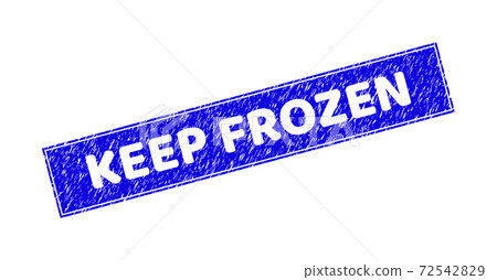Grunge KEEP FROZEN Textured Rectangle Watermark - Stock Illustration ...