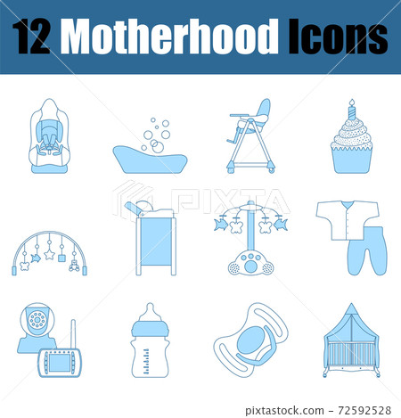 Motherhood Icon Set - Stock Illustration [72592528] - PIXTA
