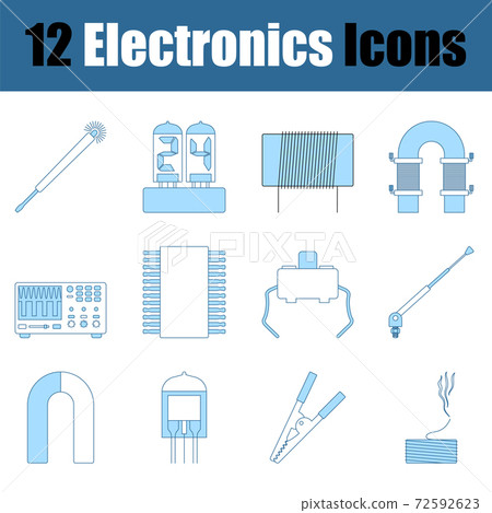 Electronics Icon Set - Stock Illustration [72592623] - PIXTA
