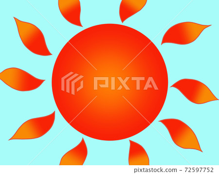 soleil sun illustration - Stock Illustration [72597752] - PIXTA