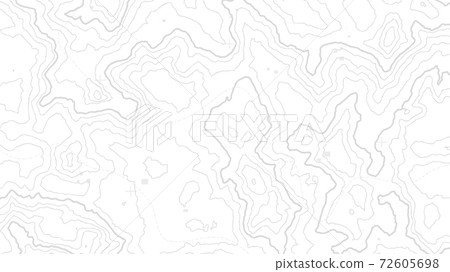 Grey contours vector topography. Geographic... - Stock Illustration ...