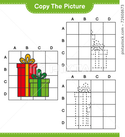 Copy the picture, copy the picture of Gift... - Stock Illustration ...