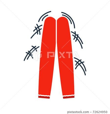 Football Fans Clapping Sticks Icon - Stock Illustration [72624950] - PIXTA
